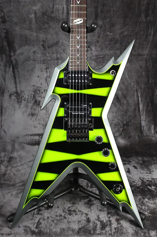 Dean Dime Razorback Bumble Bee Slime with Original Case – Empire Guitars