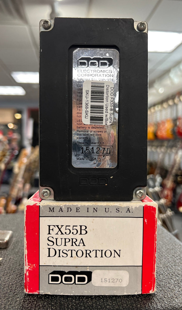 DOD FX55-B Supra Distortion Used – Empire Guitars