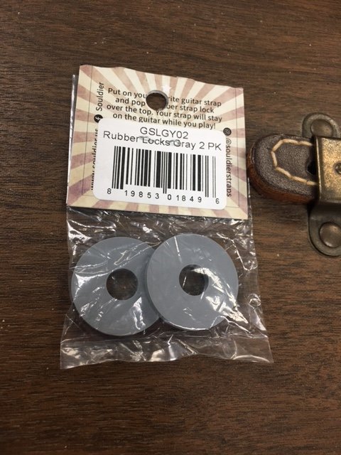 Souldier Rubber Strap Locks (Set of 2) Gray – Empire Guitars