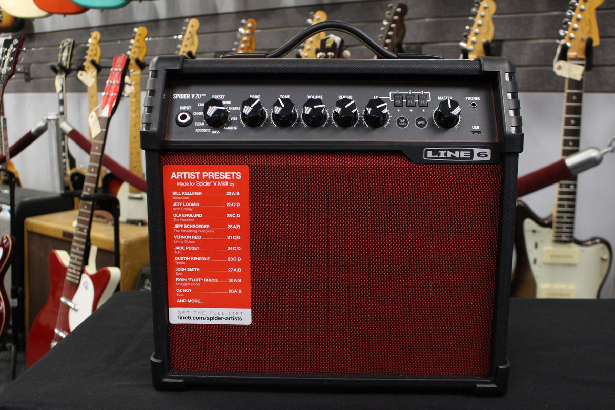 Line 6 Spider V20 MKII Combo Amp – Empire Guitars